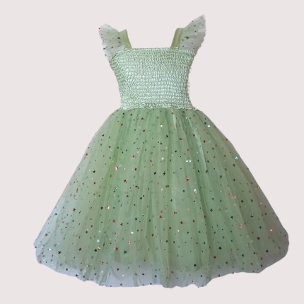 Sparkle Green Party Dress from Starlight Kids Boutique